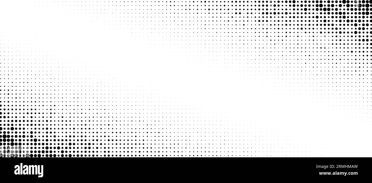 Faded halftone corner texture. Dotted gradient pattern background. Abstract pop art halfton ...