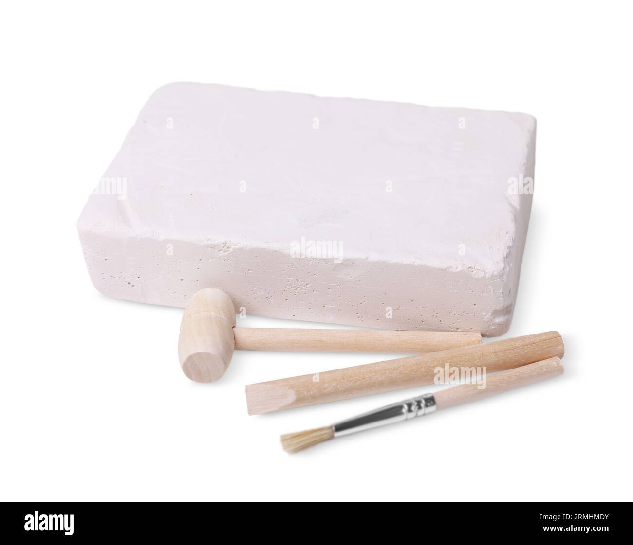 Educational toy for motor skills development. Excavation kit (plaster ...