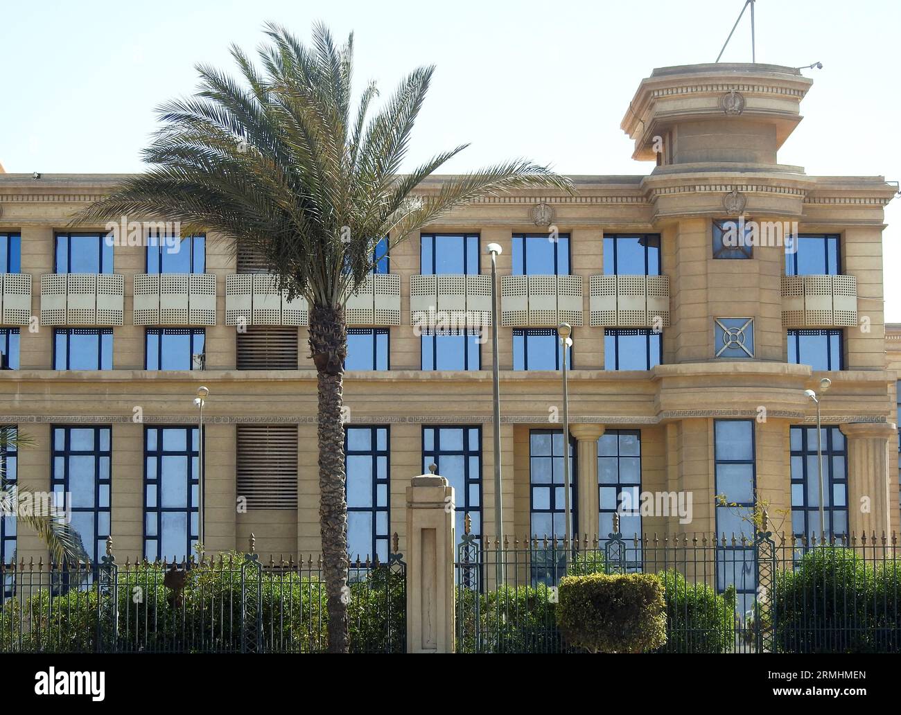 Giza, Egypt, July 21 2023: Cairo University Sheikh Zayed branch, also known as the Egyptian and ...