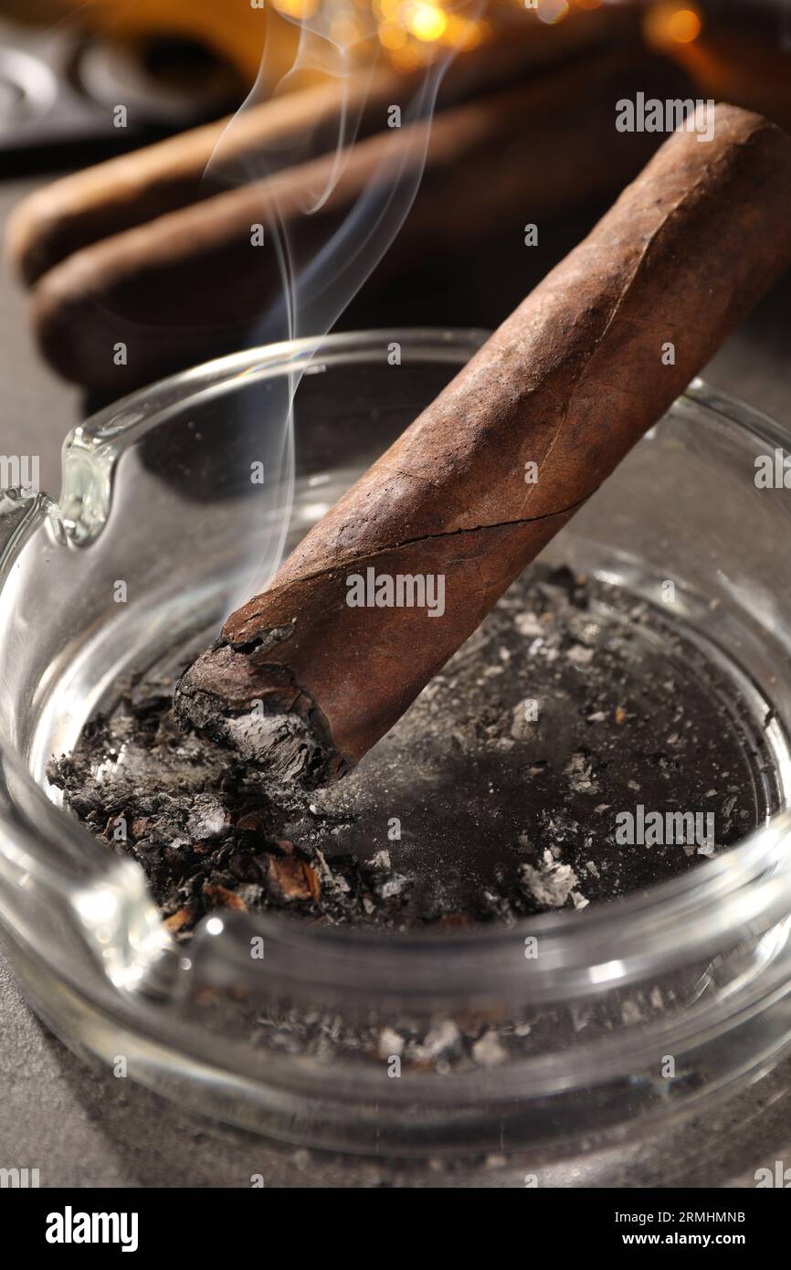 Smoldering in an ashtray hi-res stock photography and images - Alamy
