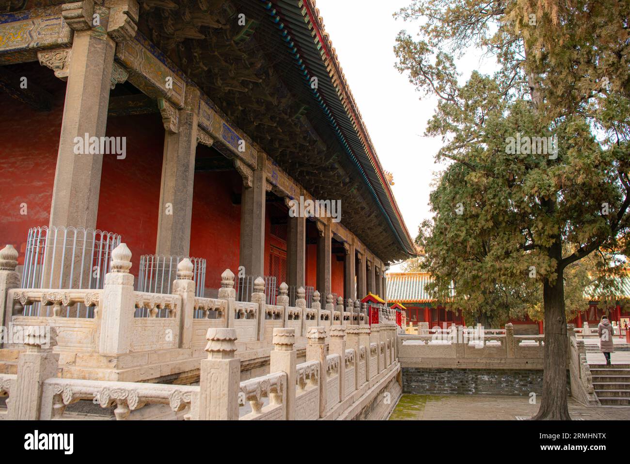 The Confucian temples in Qufu county of Shandong province, China. The ...