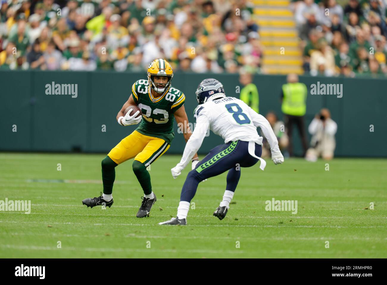Green Bay Packers wide receiver Samori Toure (83) makes a catch while ...