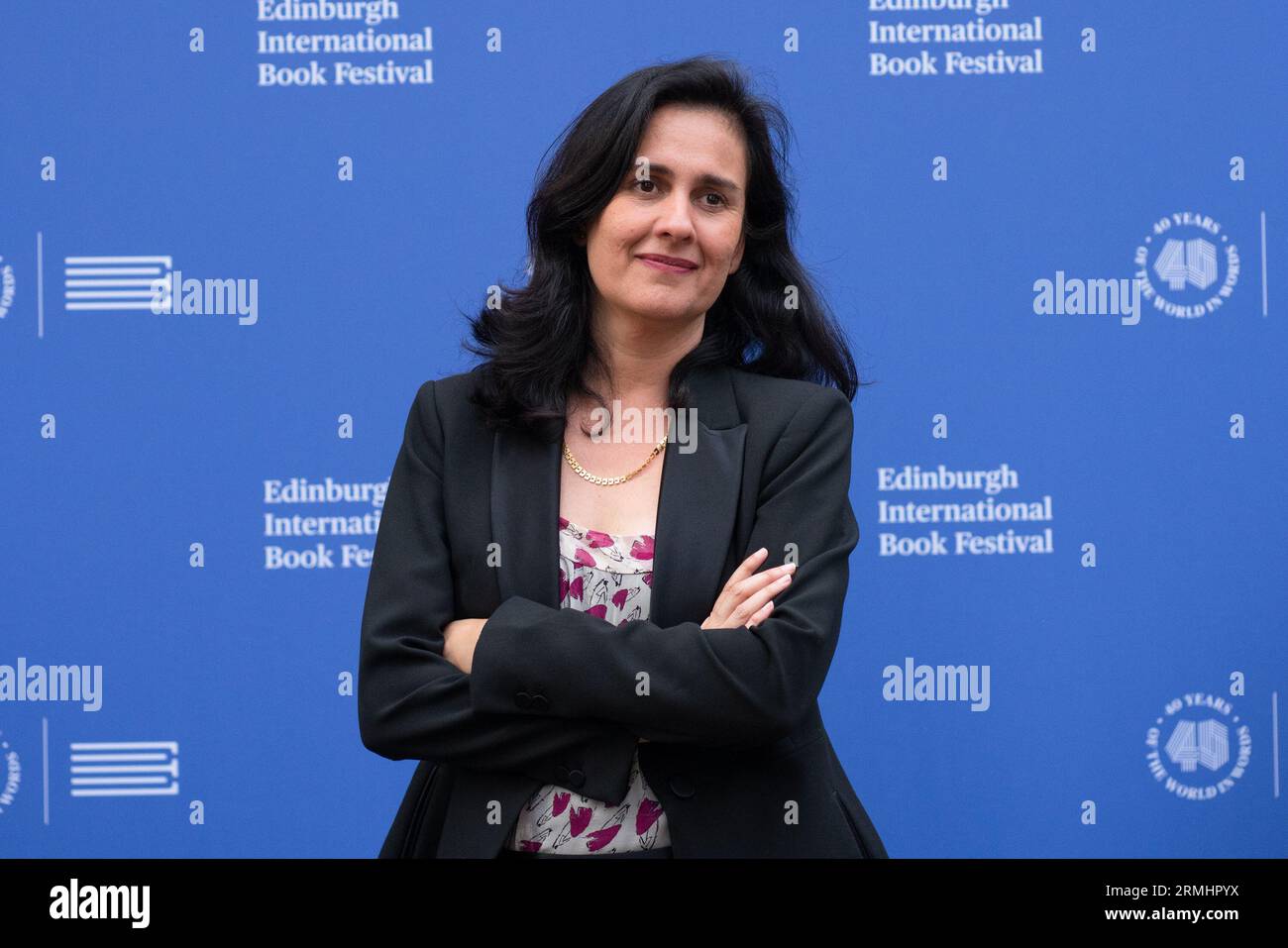 August 28 2023. Edinburgh Scotland. Kamila Shamsie Pakistani and ...