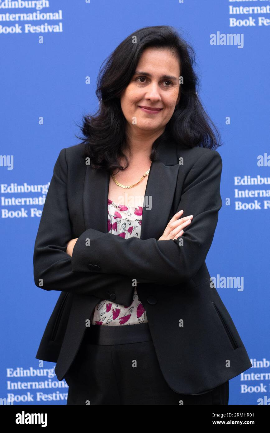 August 28 2023. Edinburgh Scotland. Kamila Shamsie Pakistani and ...