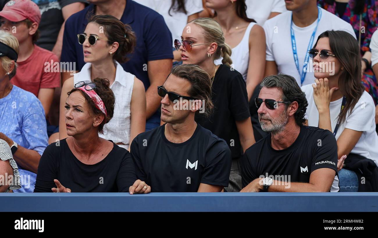 New York, New York, USA. 28th Aug, 2023. u.a. Aneke Rune (DEN) - Mutter ...