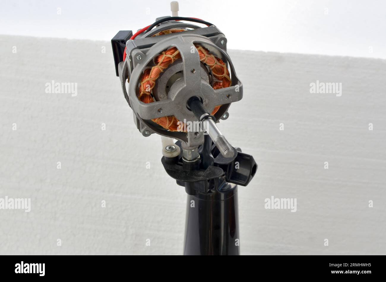 Detail of a domestic table fan motor, representing the concept of ...