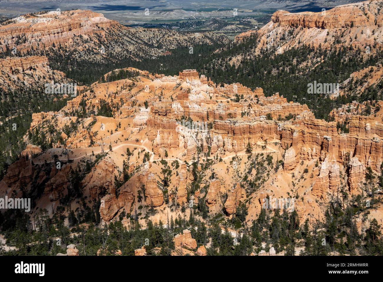 Bryce Canyon in Utah, is famous of its breathtaking rock formations ...
