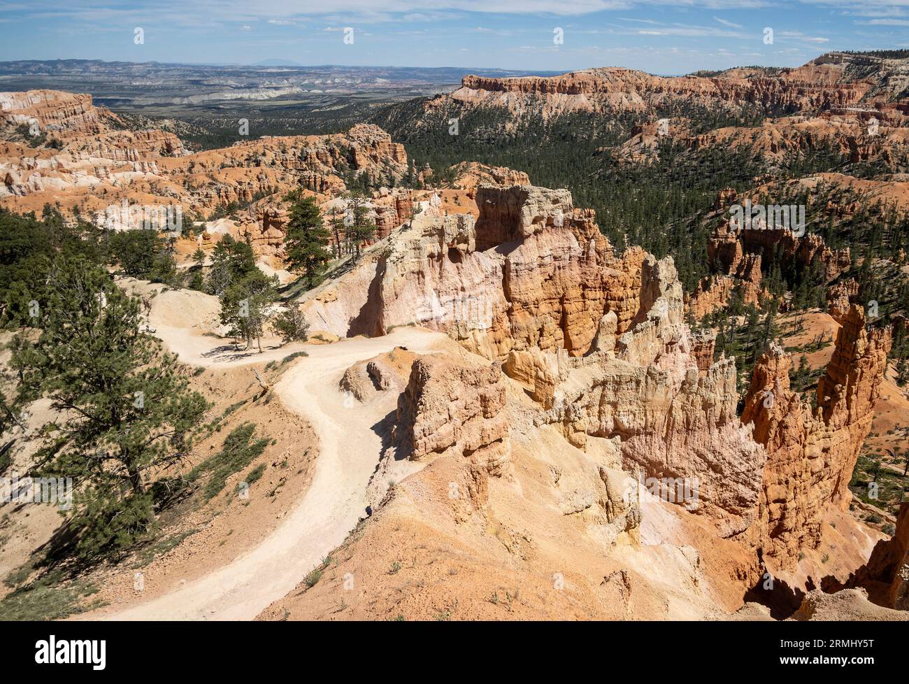Bryce Canyon in Utah, is famous of its breathtaking rock formations ...