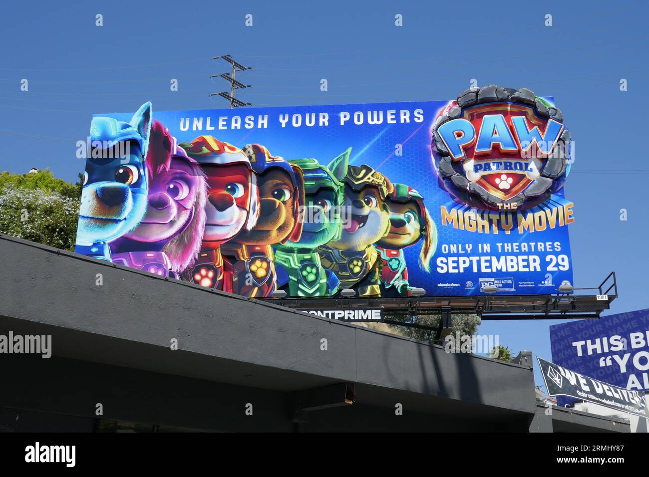 Los Angeles, California, USA 28th August 2023 Paw Patrol Mighty Movie ...