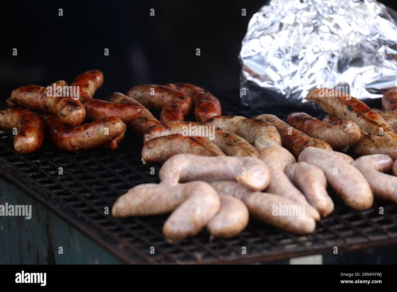 Cooking veg on a bbq hi-res stock photography and images - Alamy