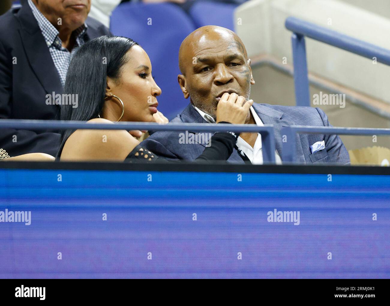New York, USA, 28th,August, 2023. American boxing legend Mike Tysson ...