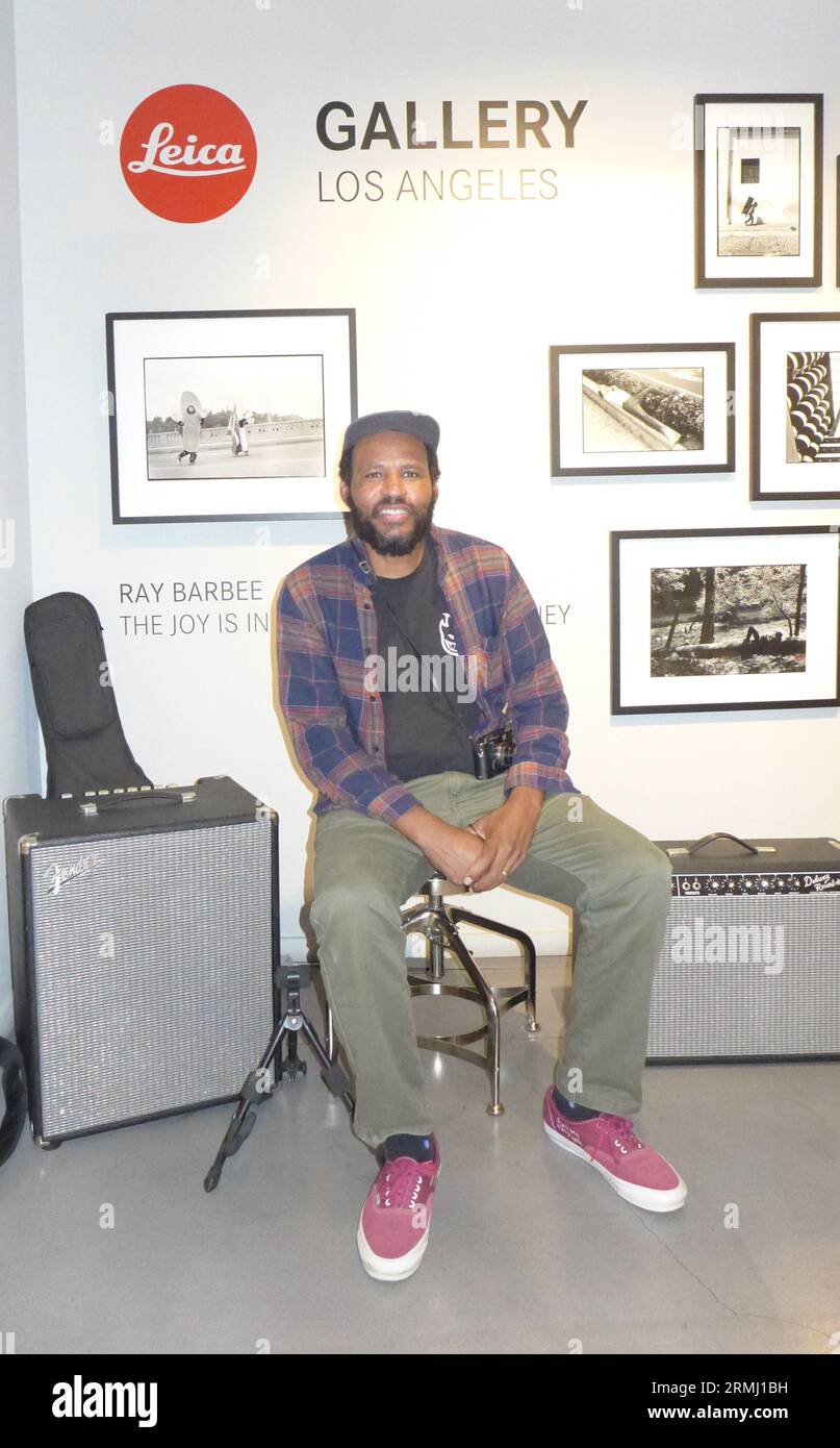 Ray Barbee American skateboarder, musician, and photographer performs ...