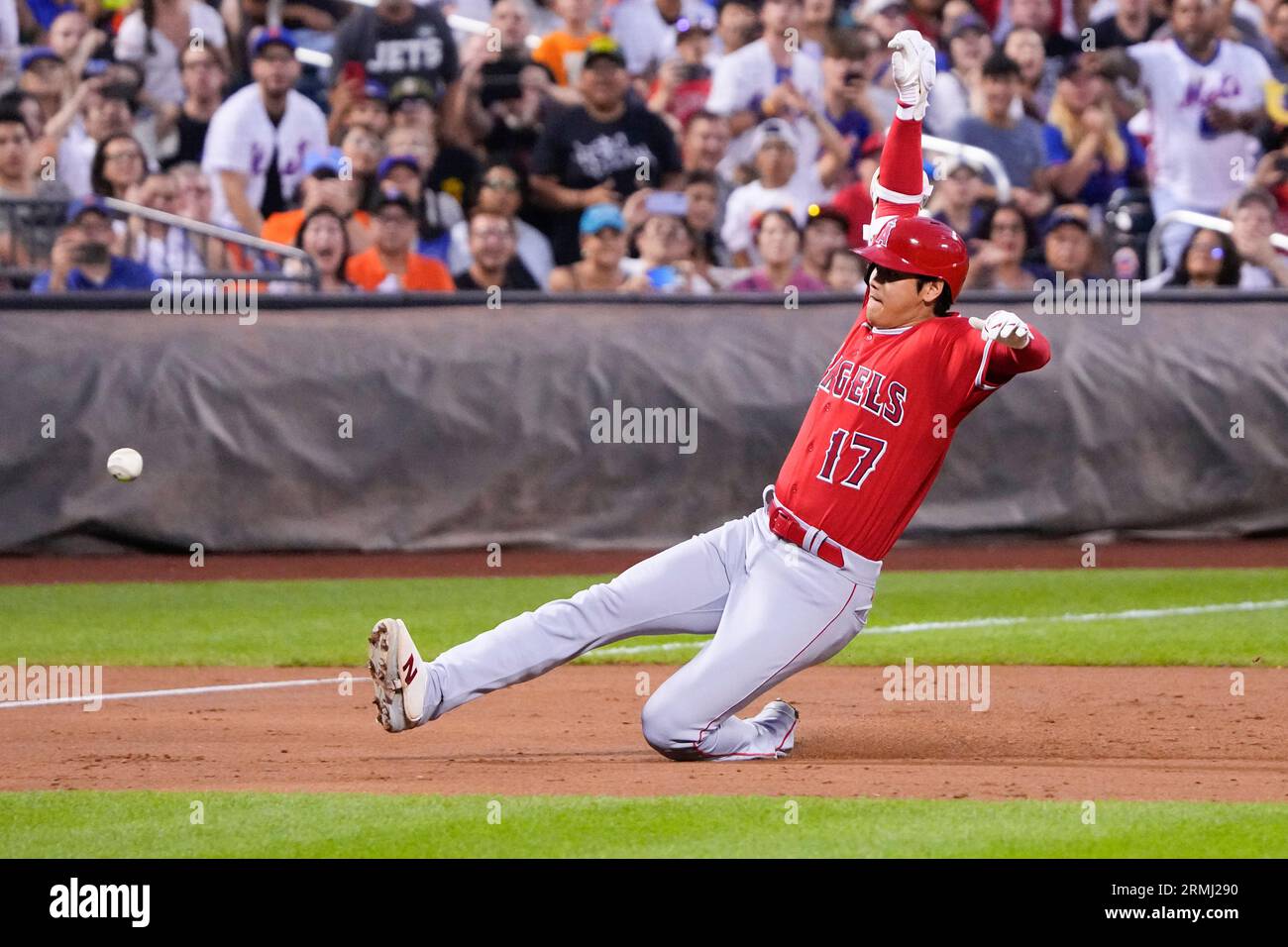 FLUSHING, NY - AUGUST 26: Los Angeles Angels Designated Hitter Shohei ...