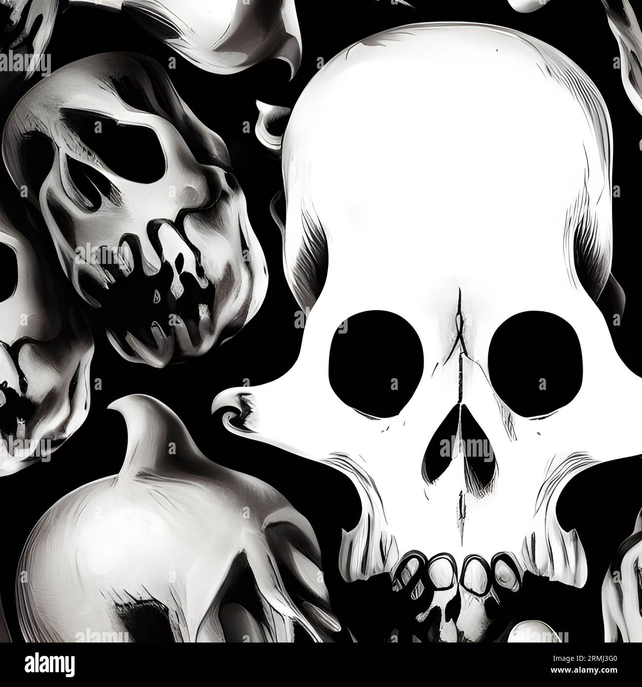 Evil Skull And Crossbones Wallpaper