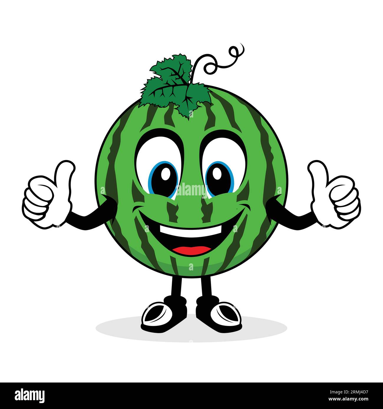 Melon face Stock Vector Images - Alamy