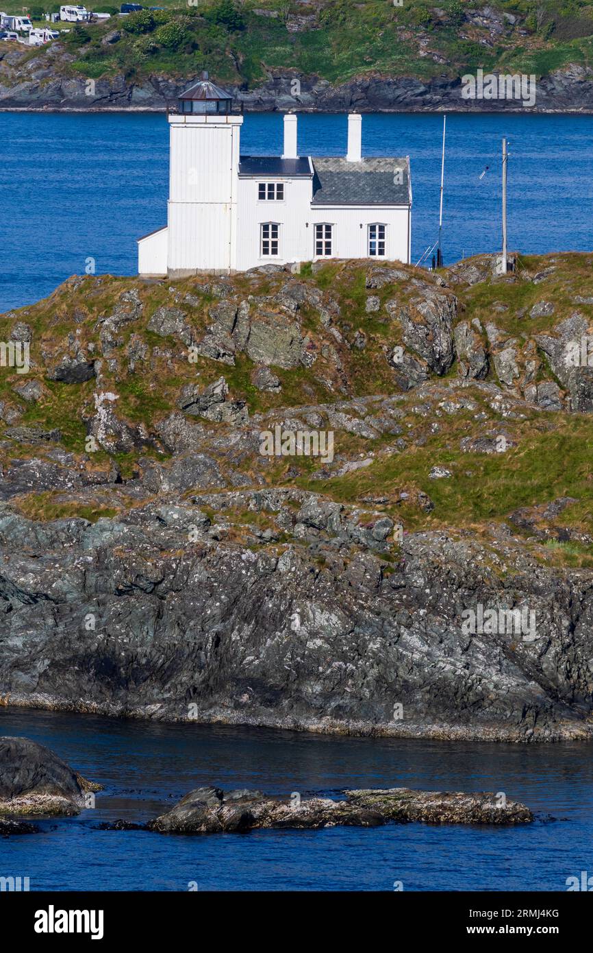 Tonjer LighthouseHaugesund, Rogaland County, Norway, Scandinavia Stock ...
