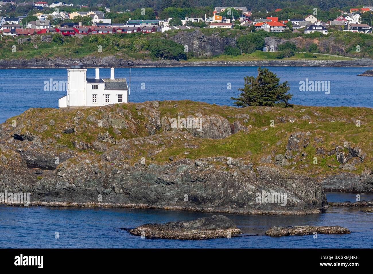 Tonjer LighthouseHaugesund, Rogaland County, Norway, Scandinavia Stock ...