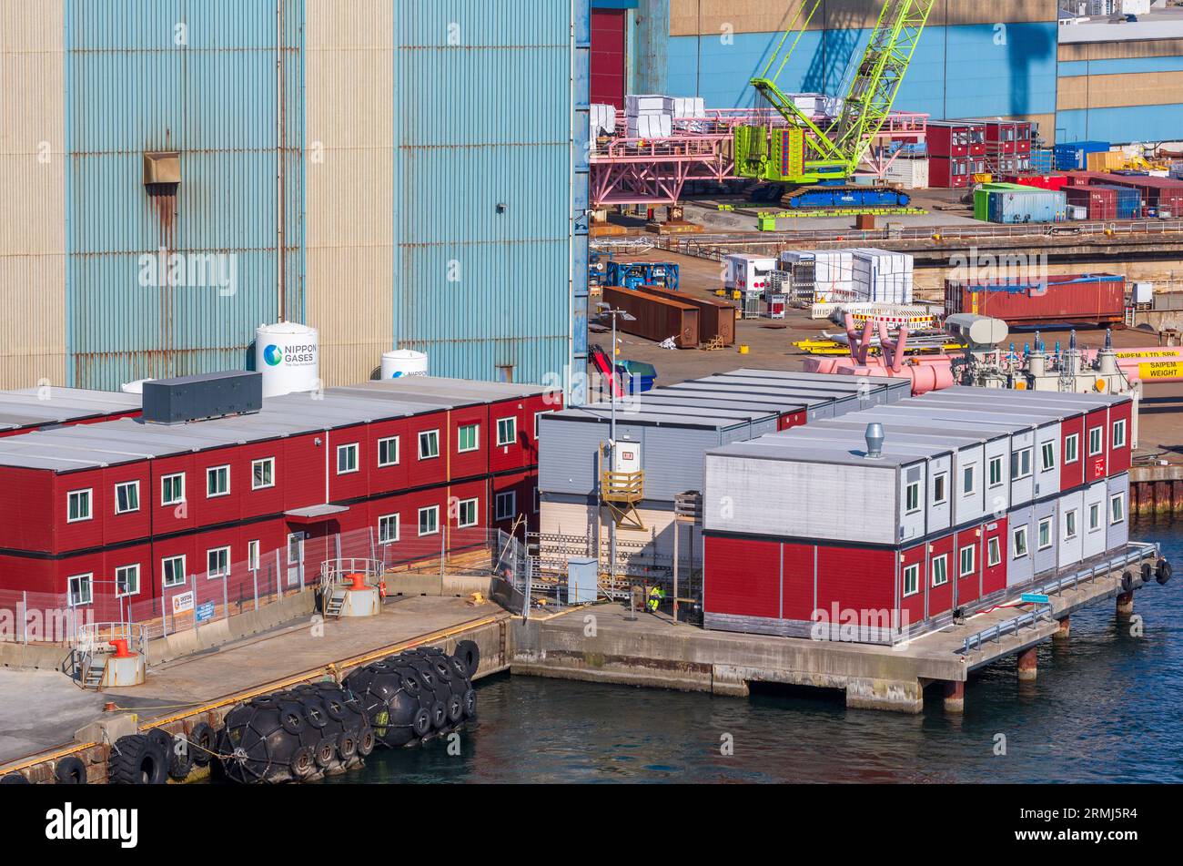 Norway shipyard construction hi-res stock photography and images - Alamy
