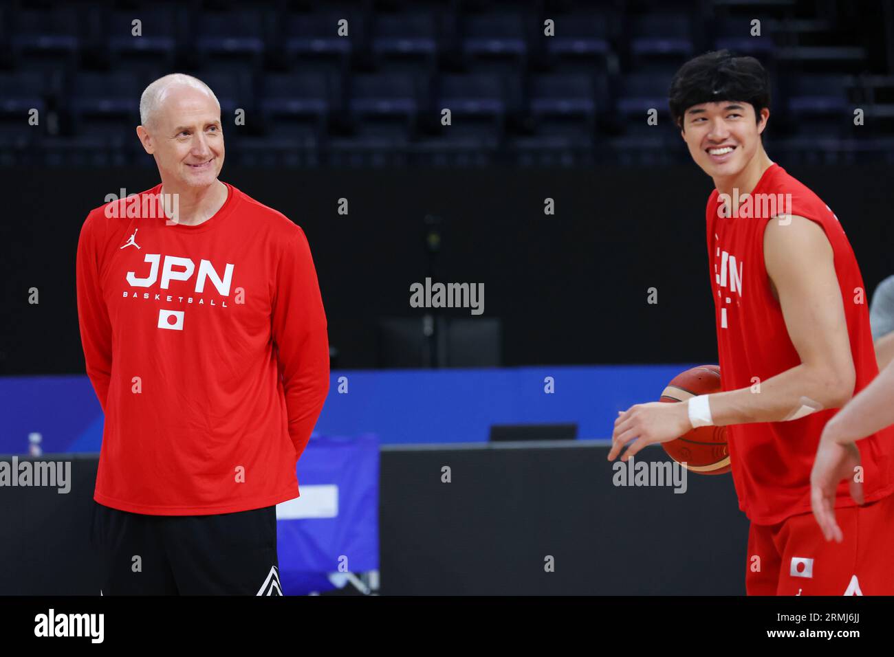 Okinawa Arena, Okinawa, Japan. 29th Aug, 2023. (L to R) Tom Hovasse ...