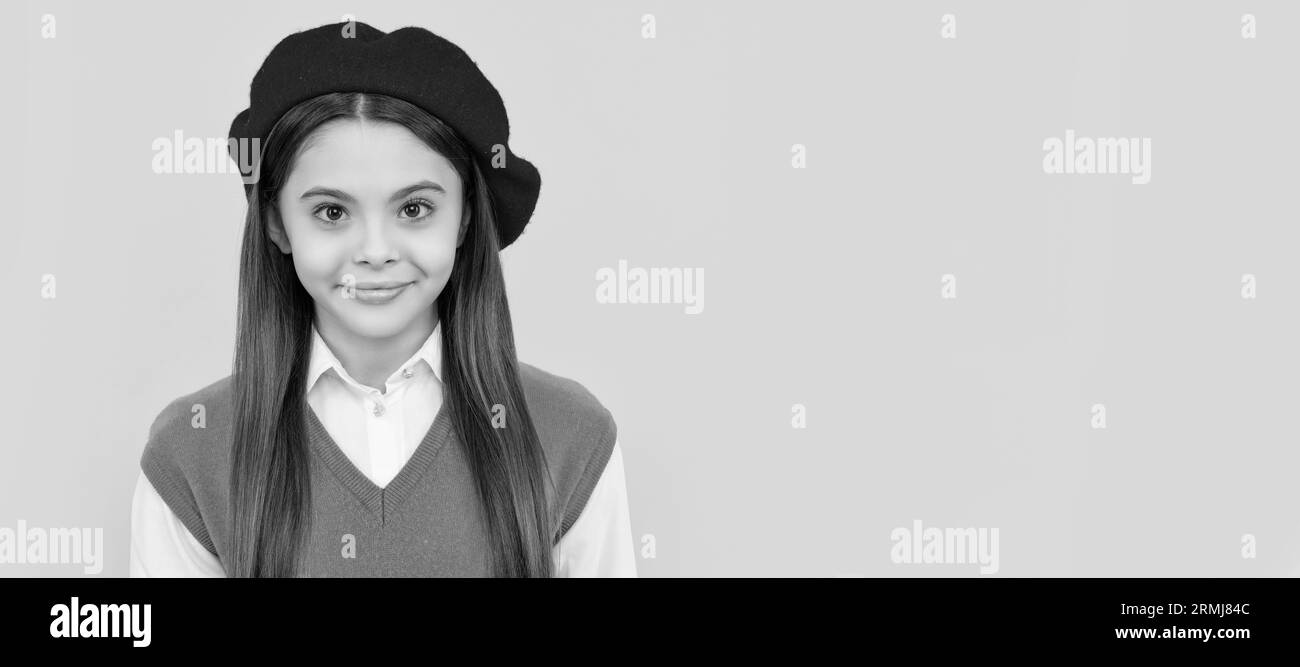 tween and youth concept. casual fashion. happy french teen girl on ...