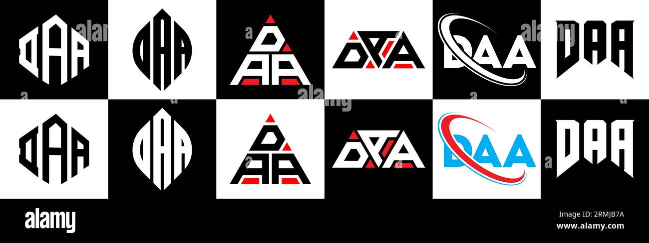 Daa minimalist logo hi-res stock photography and images - Alamy