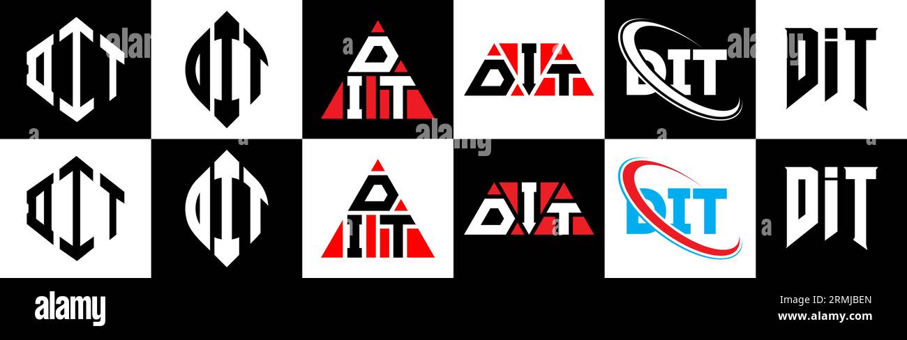 Dit logo design hi-res stock photography and images - Alamy