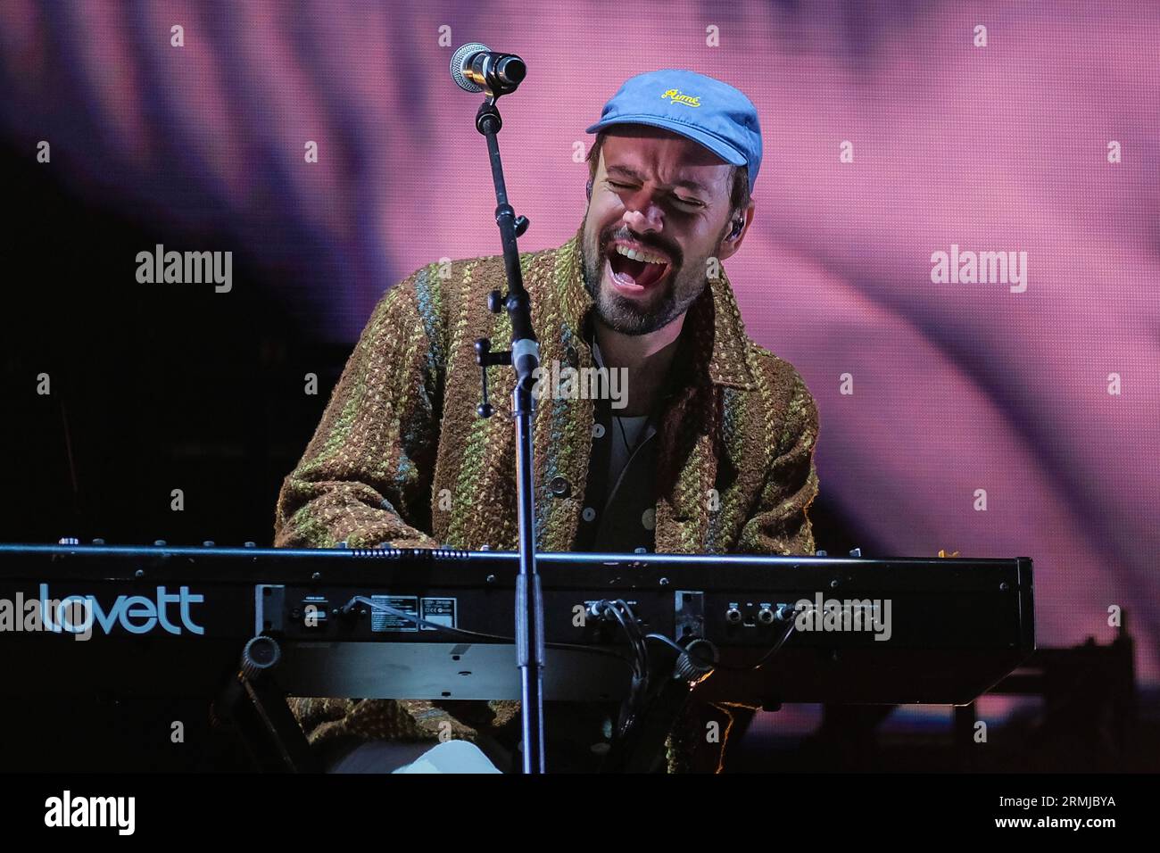 Portsmouth, UK. 27th Aug, 2023. Benjamin Walter David Lovett, keyboards ...