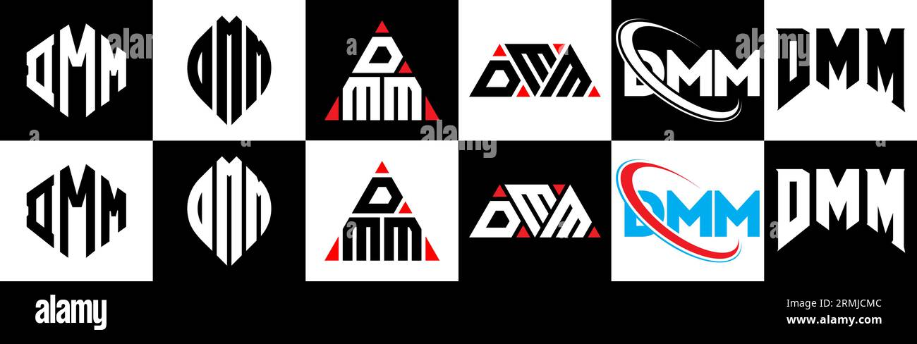 Dmm circle logo Stock Vector Images - Alamy
