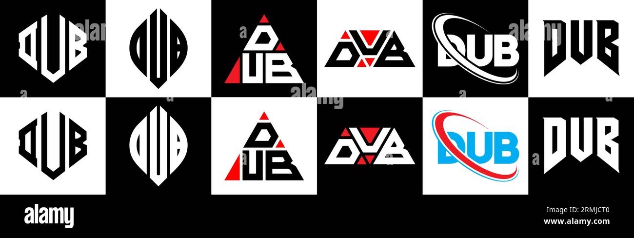 Dub hexagon Stock Vector Images - Alamy