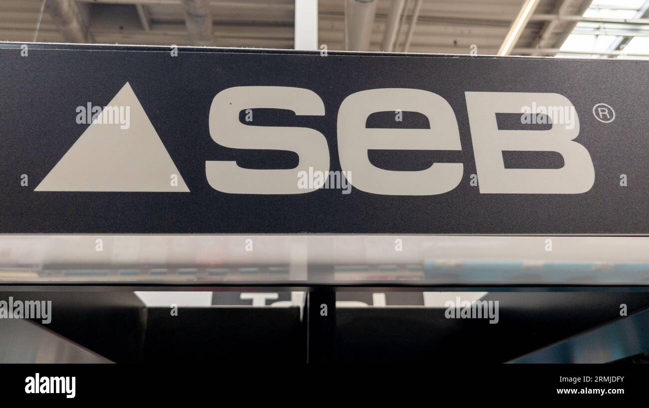 lyon , France - 08 08 2023 : seb store sign logo and brand text of ...