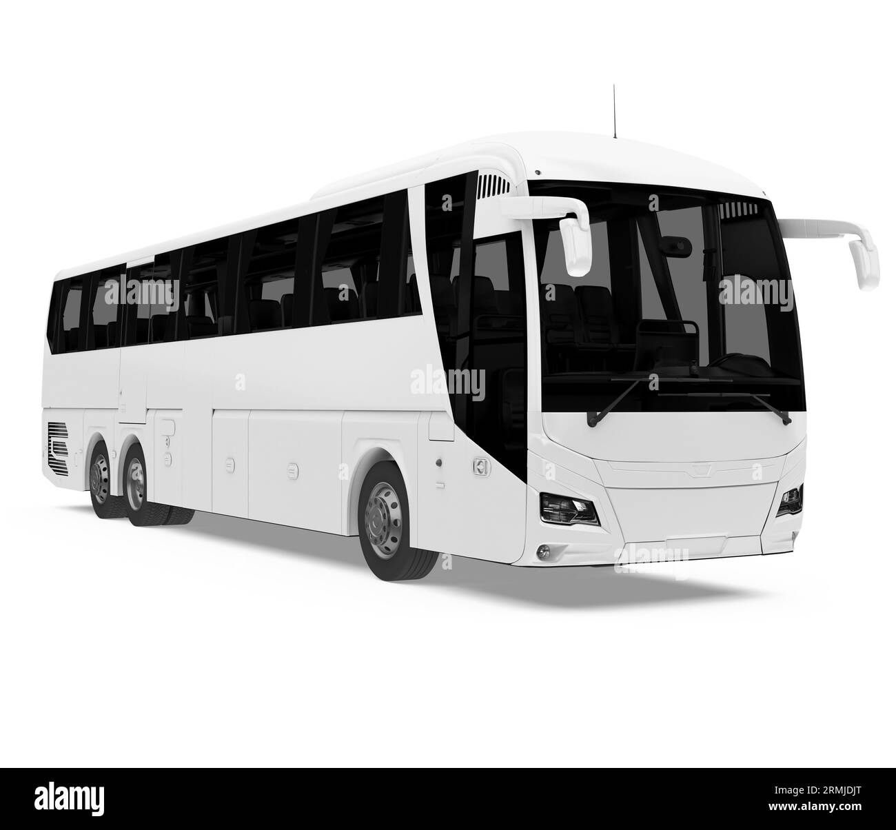 Coach Bus Isolated Stock Photo - Alamy