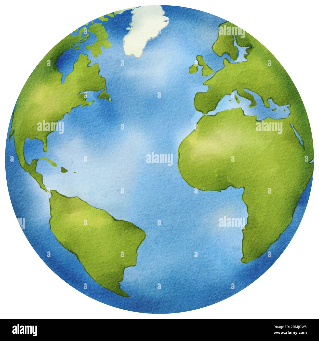Planet Earth. This isolated representation is ideal for educational ...