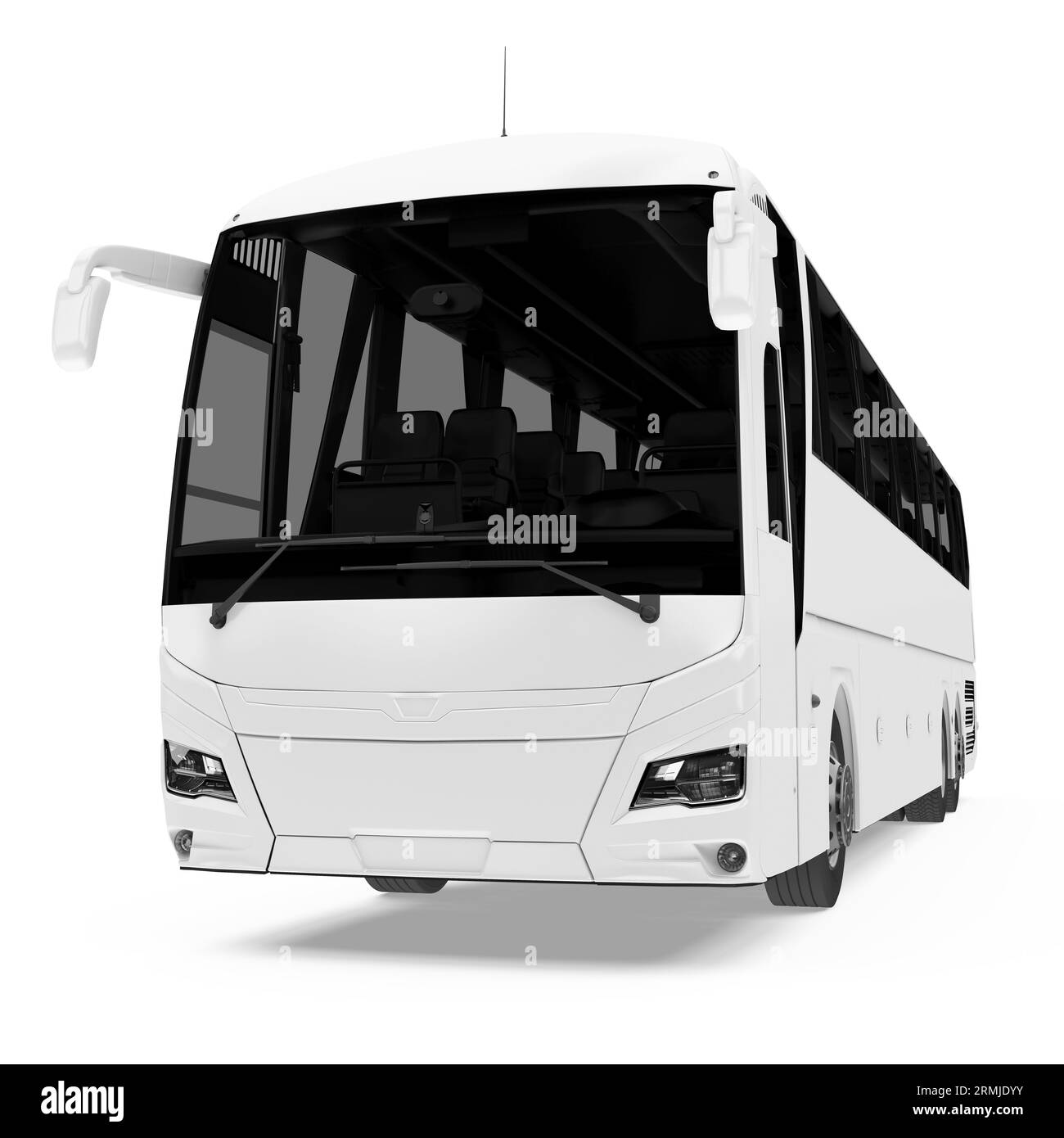 Coach Bus Isolated Stock Photo - Alamy