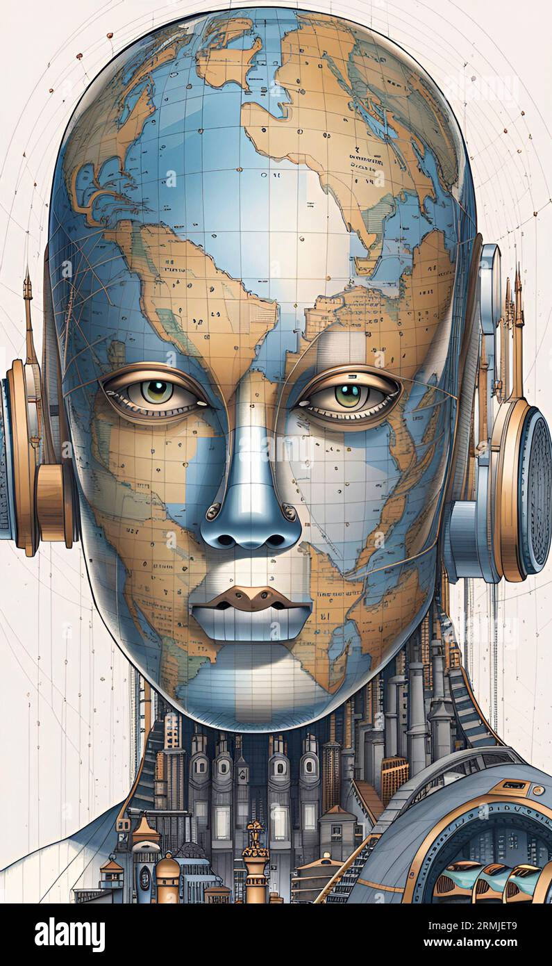 Human technology robot hi-res stock photography and images - Alamy