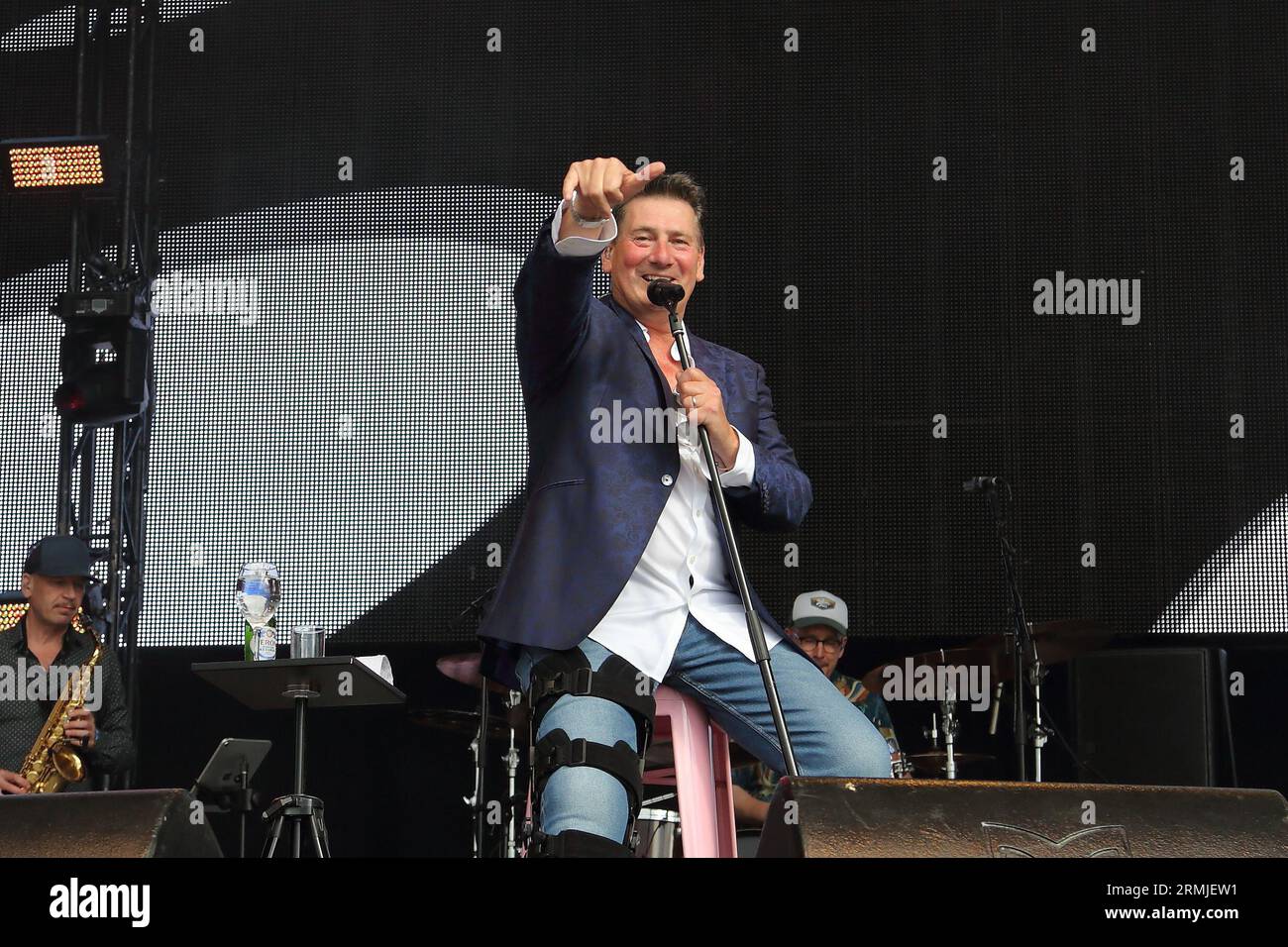 Henley-on-Thames, United Kingdom. 20th Aug, 2023. Tony Hadley at the ...