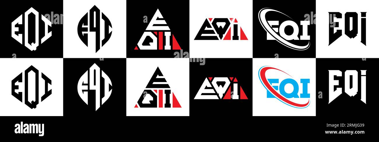 Eqh logo design hi-res stock photography and images - Alamy