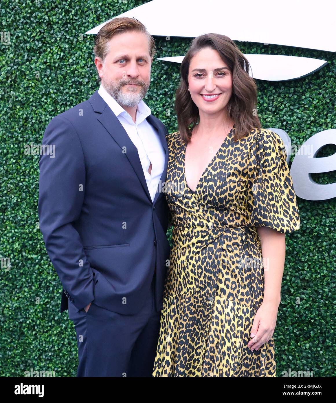 New York City, United States. 28th Aug, 2023. Singer Sara Bareilles and ...