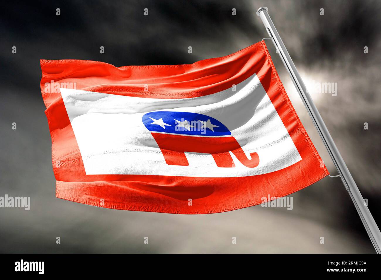 us washington 24.08.23. American Republican Flag election 2024 Stock ...