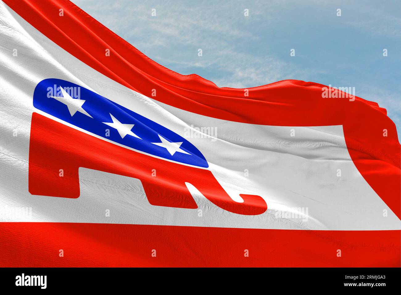 us washington 24.08.23. American Republican Flag election 2024 Stock ...