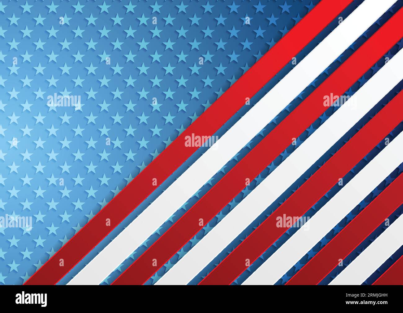 USA colors abstract bright corporate background. Independence Day ...