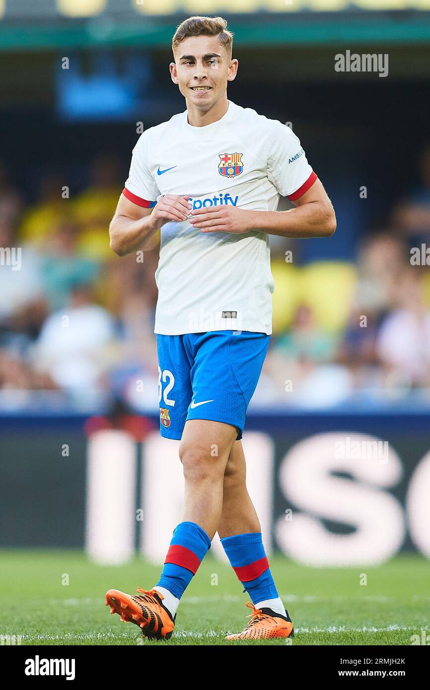 Fermin Lopez (FC Barcelona, #32) in action during the LaLiga match ...