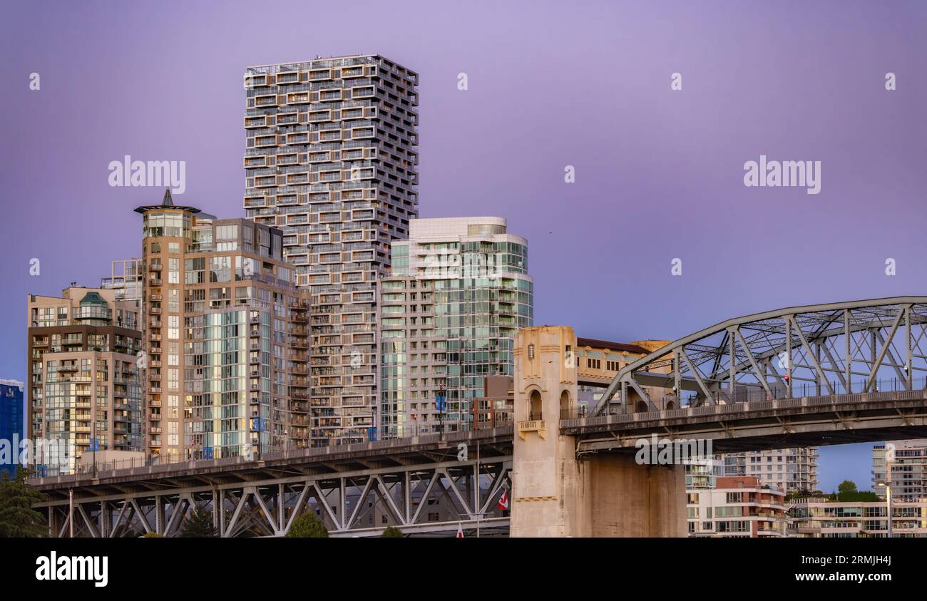 High-rise Apartment Buildings in Downtown Vancouver, British Columbia ...
