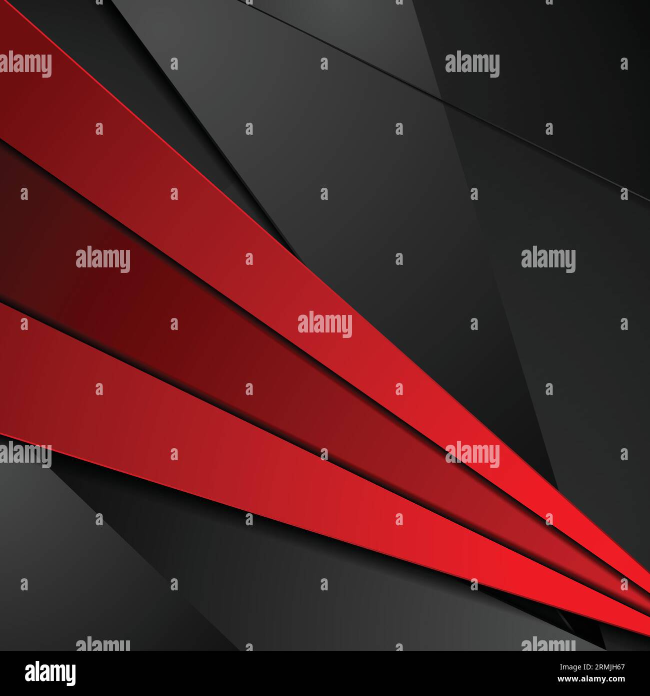 Red and black tech corporate abstract background. Vector design Stock ...