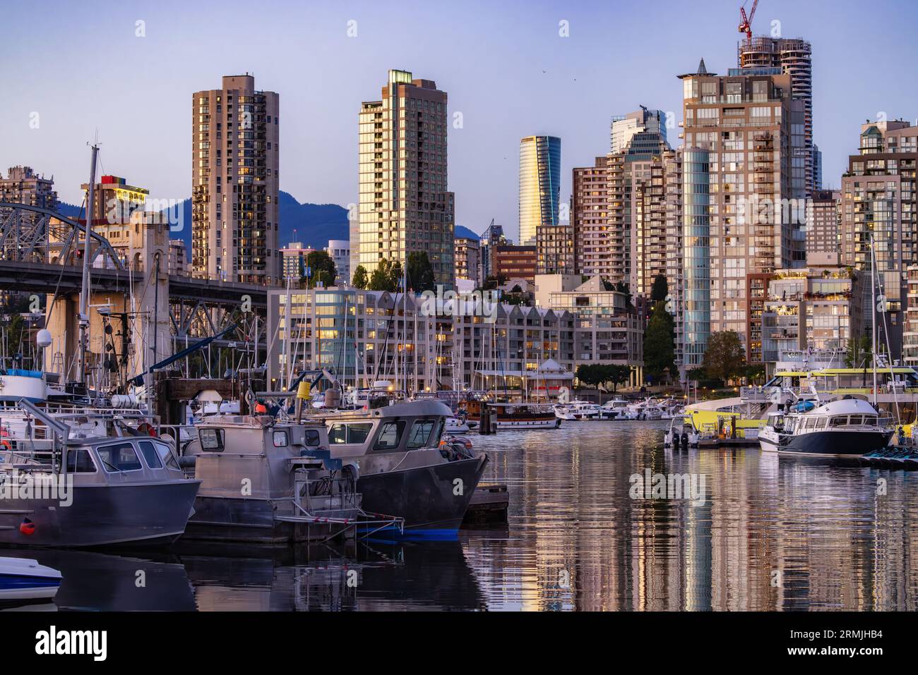 High-rise Apartment Buildings in Downtown Vancouver, British Columbia ...