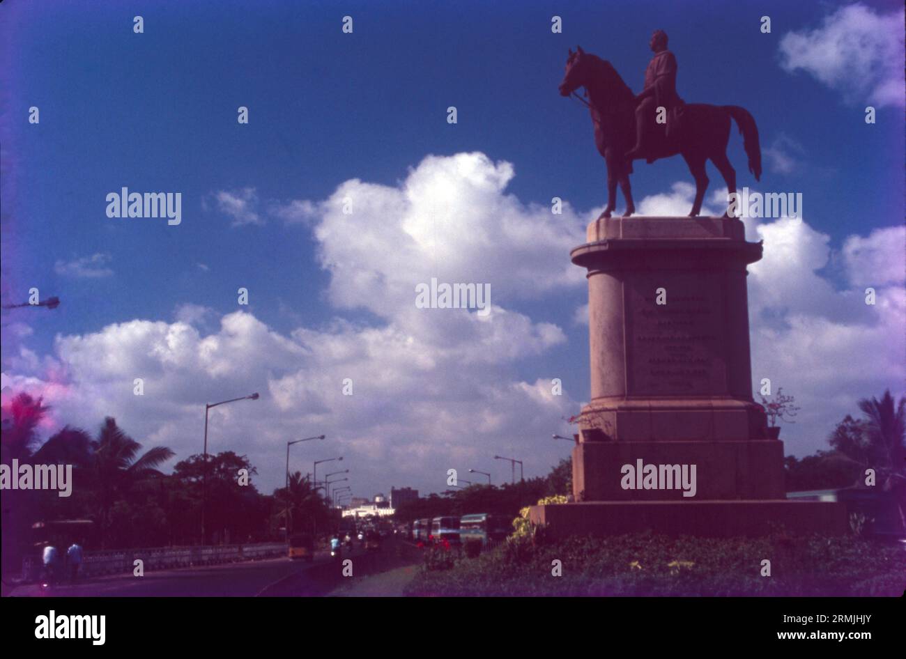 Equestrain Statue of Thomas Munro. The equestrian statue is by Francis ...