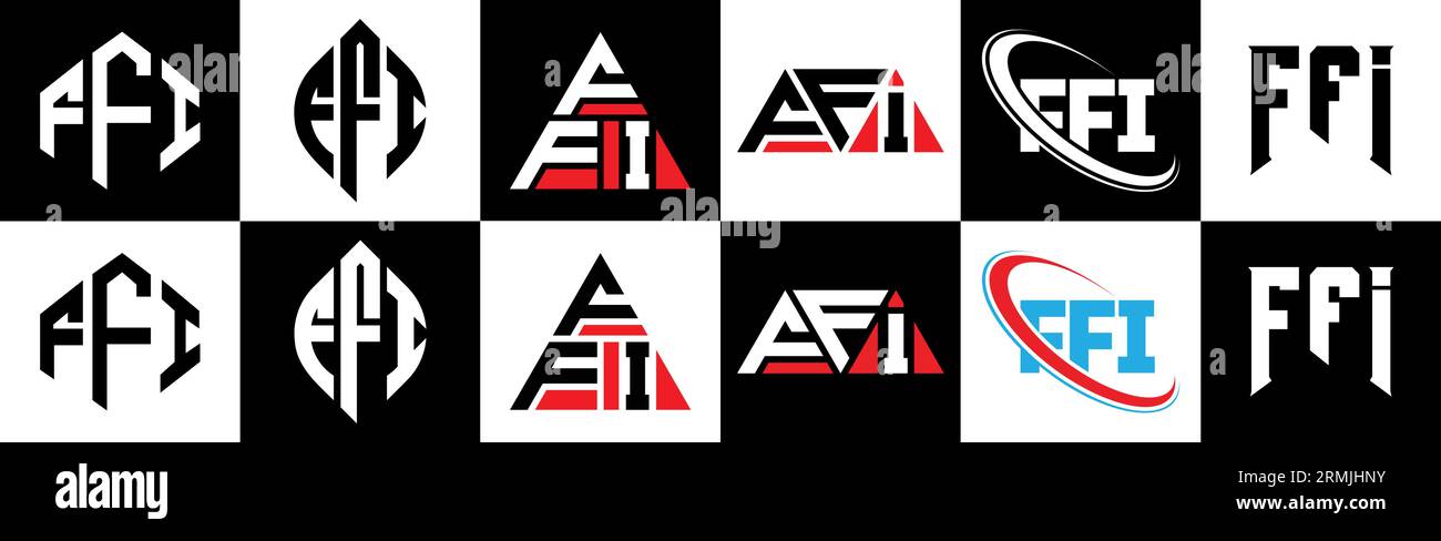 Ffi minimalist logo hi-res stock photography and images - Alamy