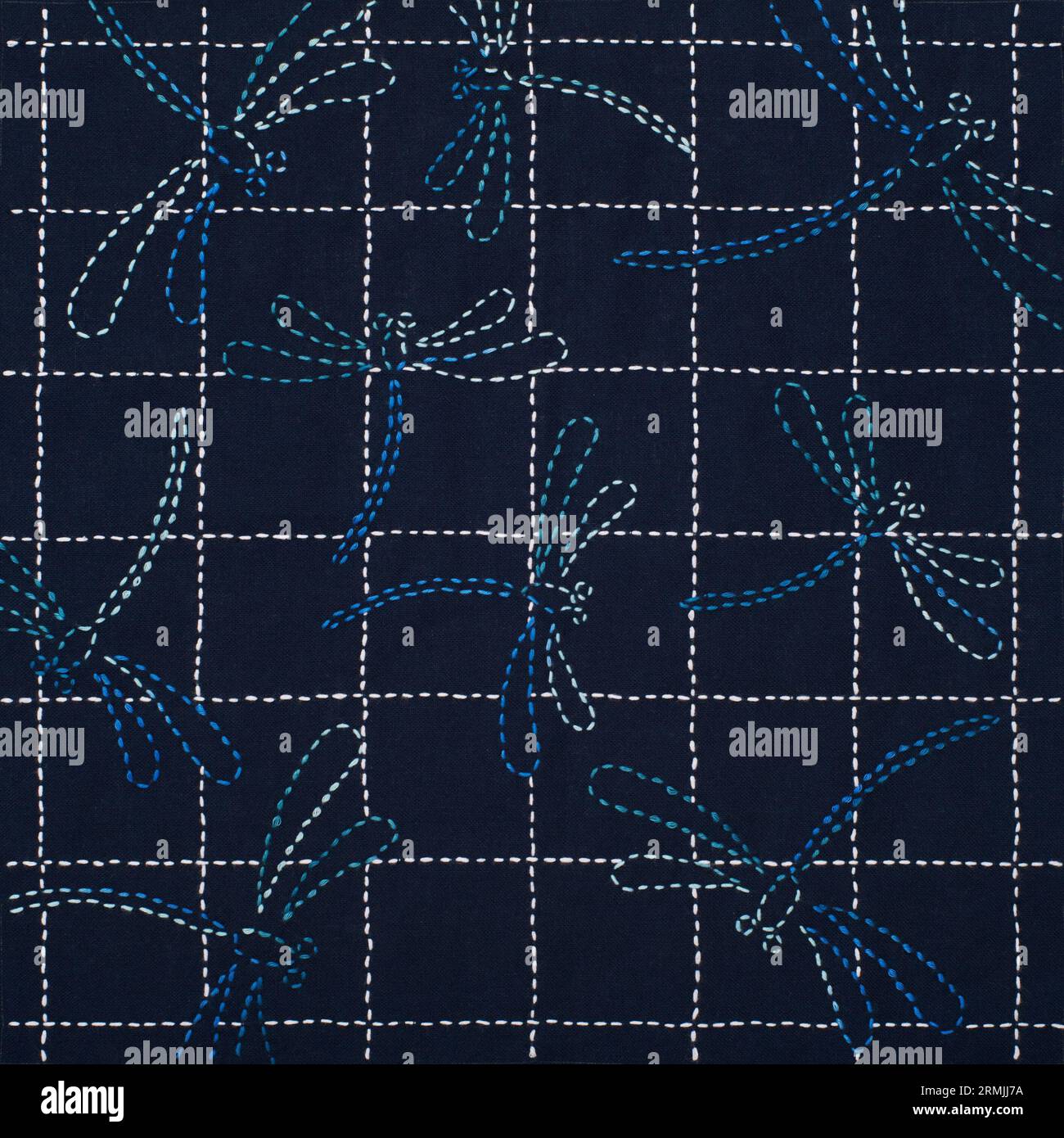 The traditional technique of Japanese embroidery is sashiko ...