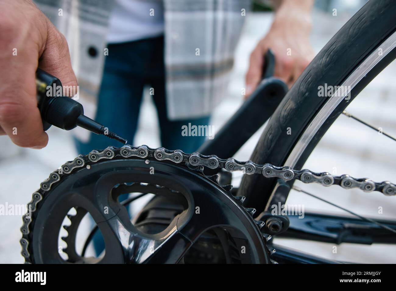 Close up mans hands repairing hi-res stock photography and images - Alamy