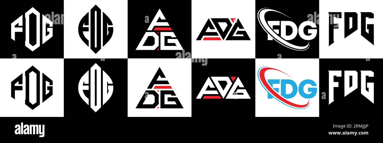 Fdg logo design hi-res stock photography and images - Alamy