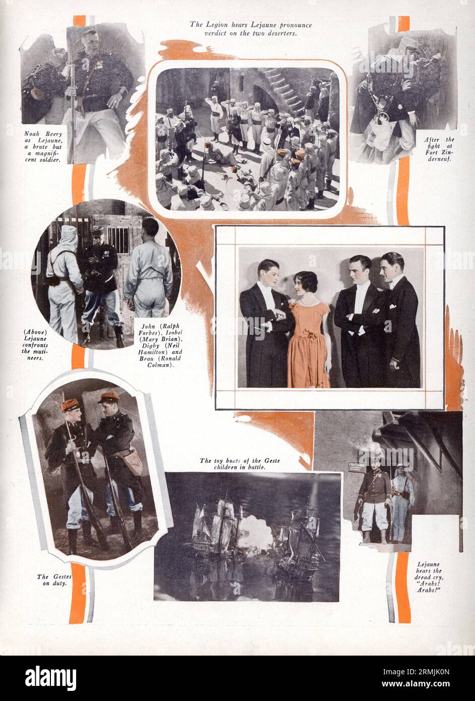 RONALD COLMAN RALPH FORBES NEIL HAMILTON NOAH BEERY and MARY BRIAN in ...